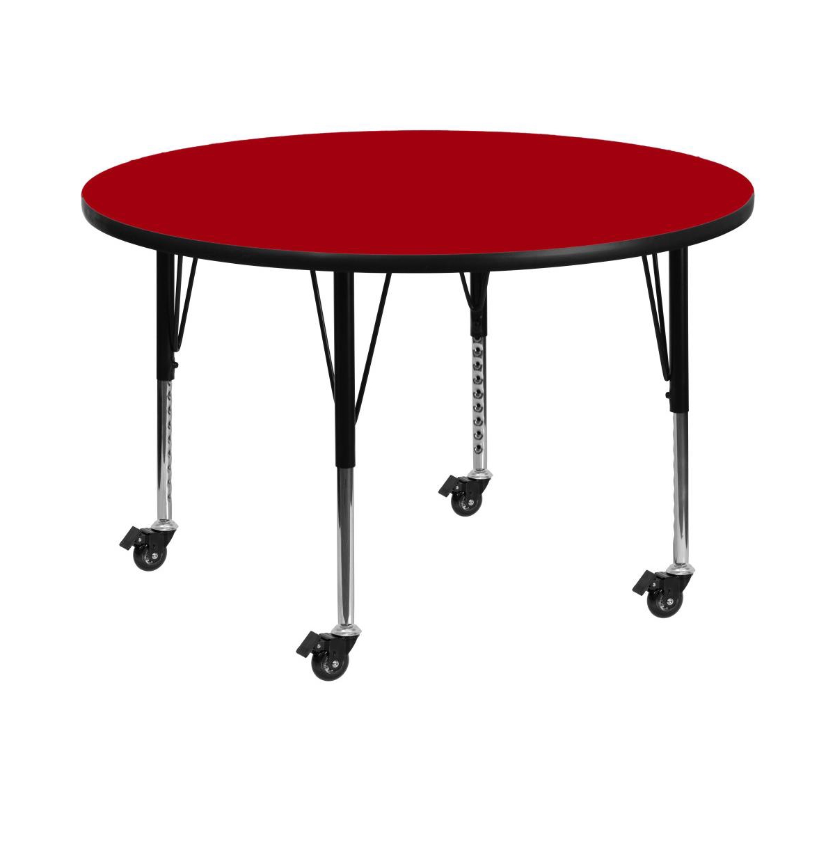 Click here for Emma+Oliver Mobile 48 Round Laminate Adjustable Pr... prices