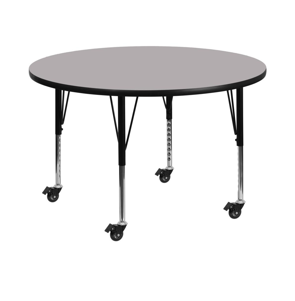 Click here for Emma+Oliver Mobile 48 Round Laminate Adjustable Pr... prices