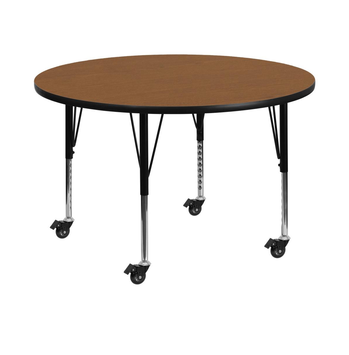 Click here for Emma+Oliver Mobile 48 Round Laminate Adjustable Pr... prices
