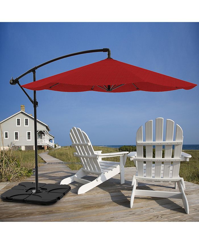 Pure Garden Patio Umbrella Weighted Cross Base - Macy's