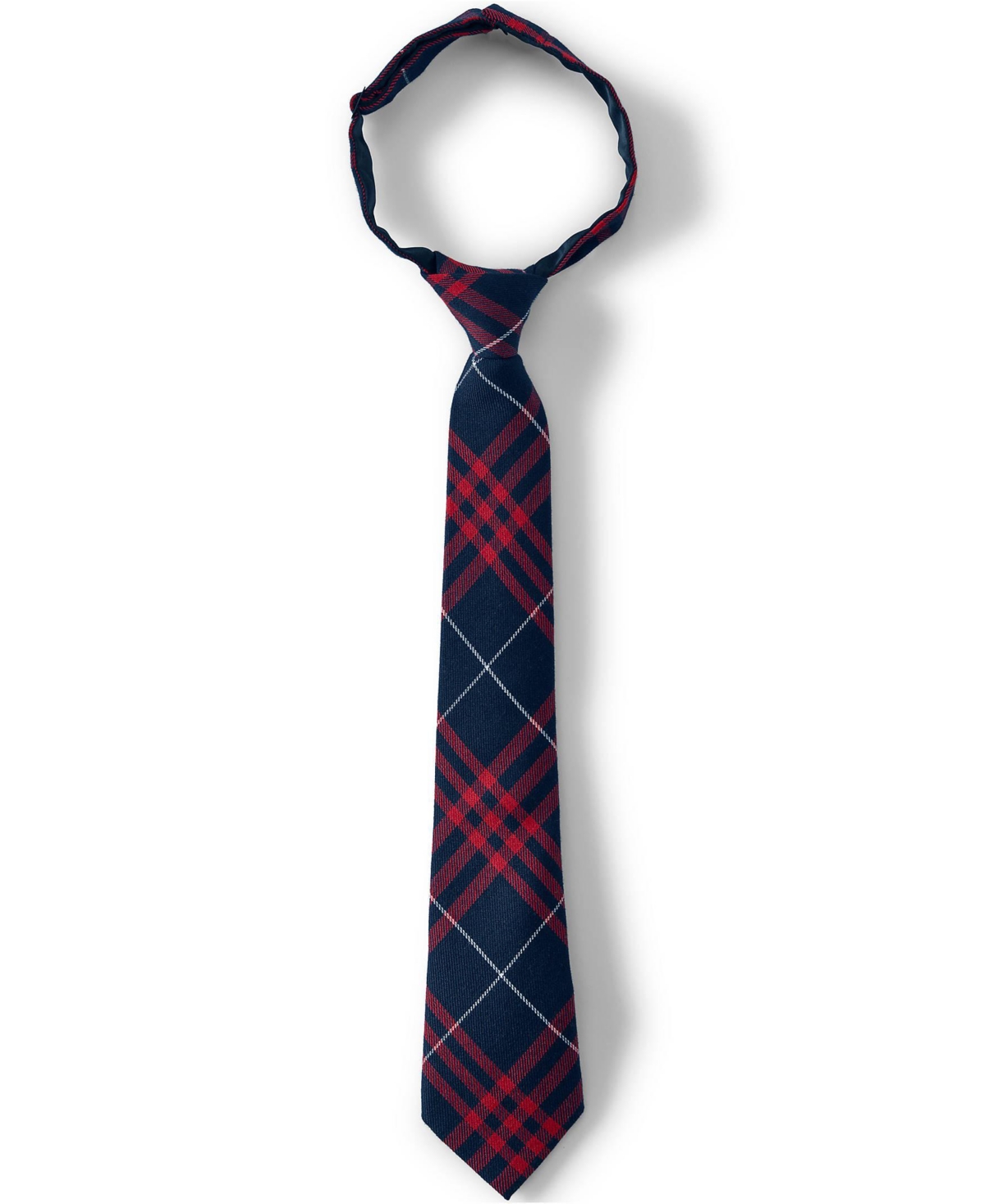 Click here for Lands End Kids Pre Tied Tie - Classic navy large p... prices