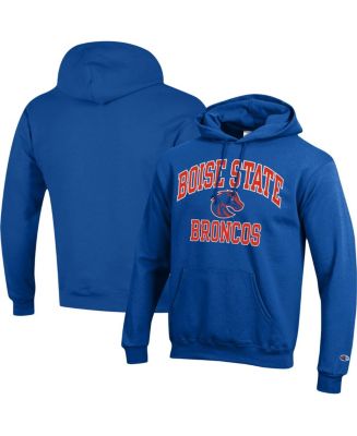 Men's Champion Royal Boise State Broncos High Motor Pullover Hoodie ...