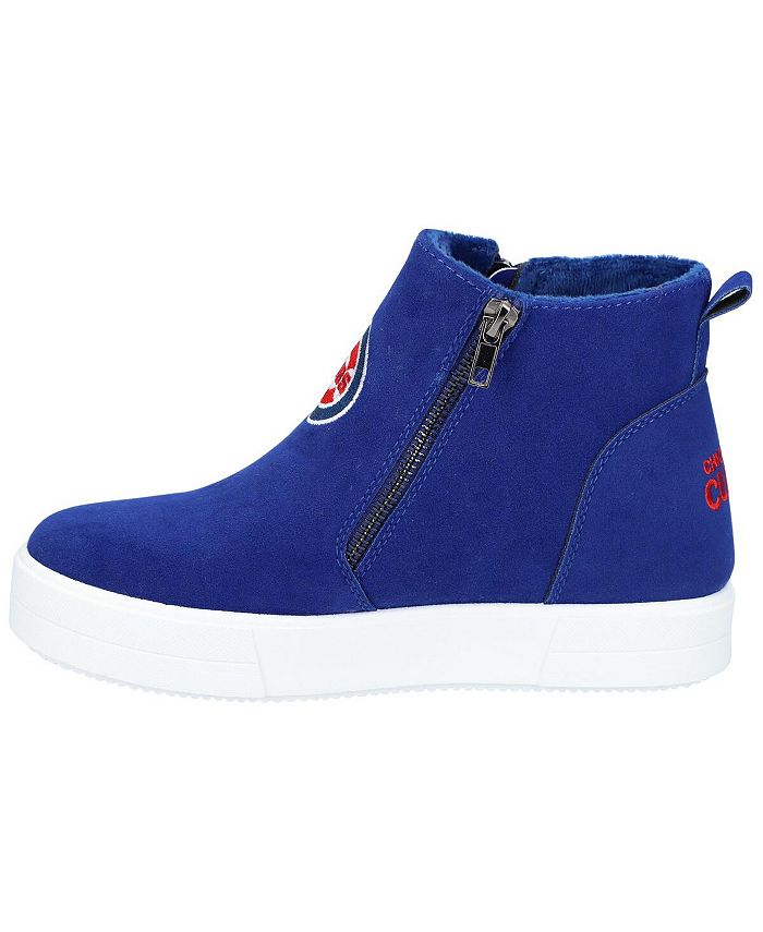 FOCO Women's Chicago Cubs Wedge Sneakers - Macy's