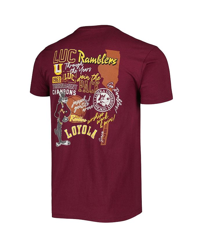 Image One Men's Maroon Loyola Chicago Ramblers Through the Years T ...