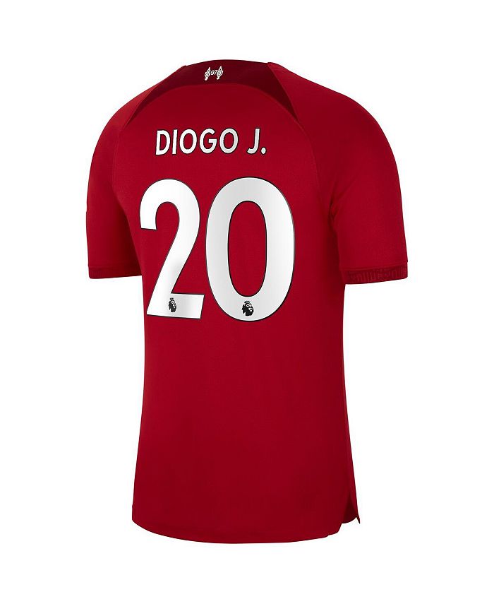 Nike Men's Diogo Jota Red Liverpool 2022/23 Home Breathe Stadium ...