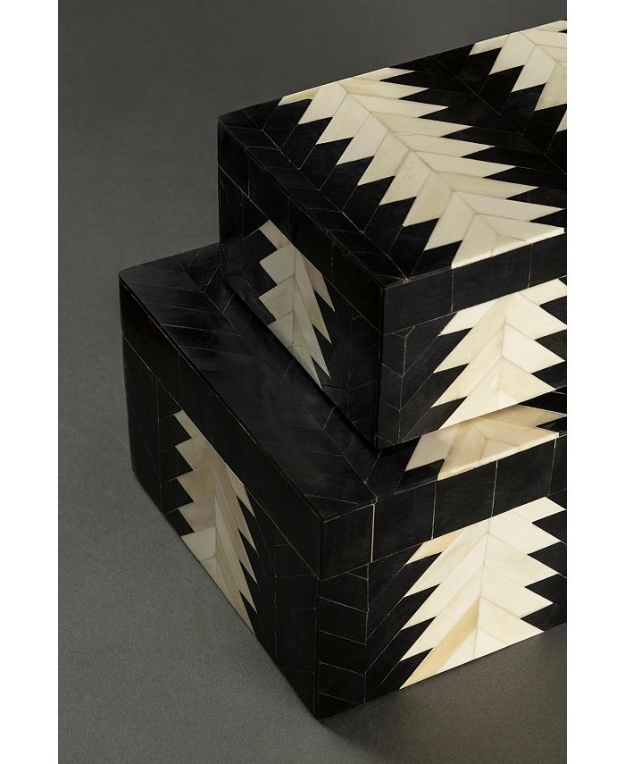 GAURI KOHLI Venota Decorative Boxes, Set of 2 - Macy's