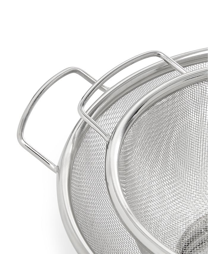 The Cellar 2-Pc. Stainless Steel Mesh Colander Set - Macy's