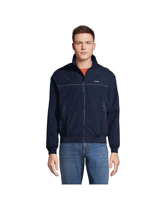 Lands' End Men's Tall Lightweight Classic Squall Jacket - Macy's