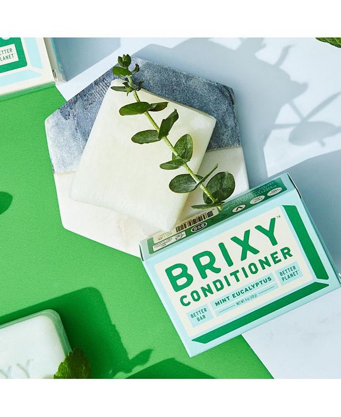 BRIXY Mint Eucalyptus Conditioner Bar for Softness & Hydration - Macy's