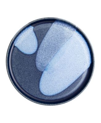 Denby Studio Blue Accent Round Platter - Macy's