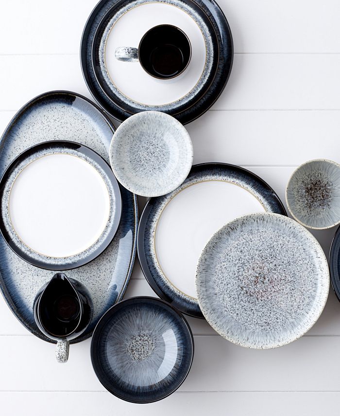 Denby Halo Set of 4 Coupe Cereal Bowls, Service for 4 - Macy's