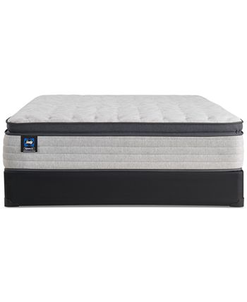 Sealy Spring Bloom Soft Euro Pillow Top 14" Mattress Set - Queen - Macy's