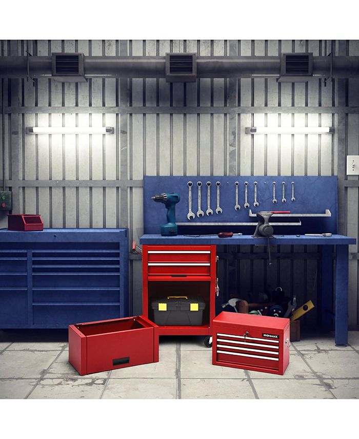 Costway High Capacity 6-Drawer Rolling Tool Chest Storage Cabinet ...