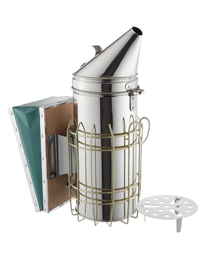 Honey Keeper 12-1/2 inch Bee Hive Smoker, Stainless Steel with Heat ...