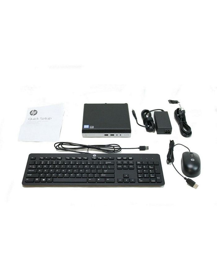 HPI 9FK37US-ABA MP9 G4 Mini 8GB RAM 128GB SSD Windows 10 Pro Desktop ...