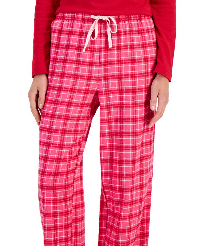 Charter Club Women's Cotton Flannel Pajama Pants, Created for Macy's ...