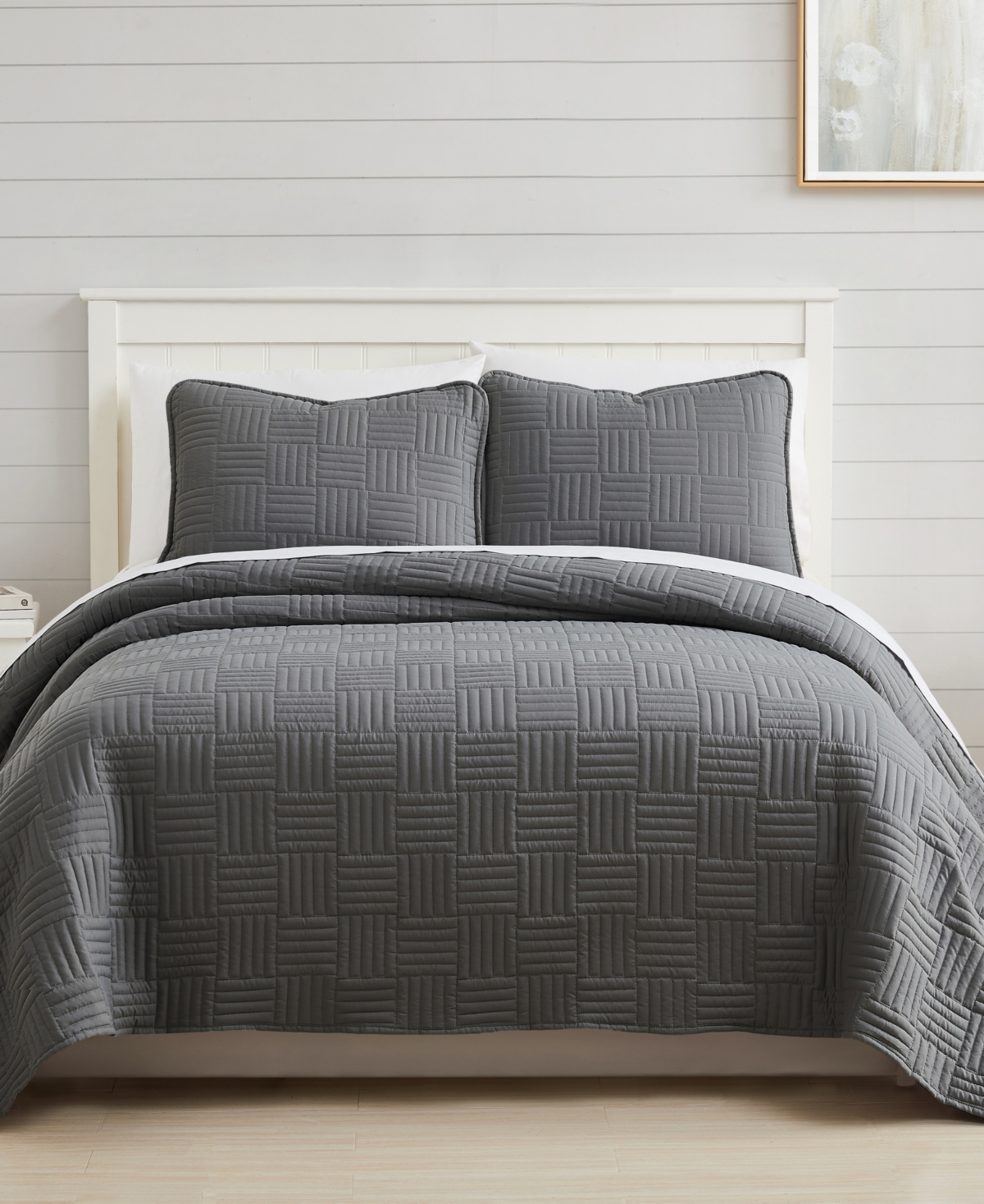 Click here for Southshore Fine Linens Grid 2-Pc. Quilt Set  Twin... prices