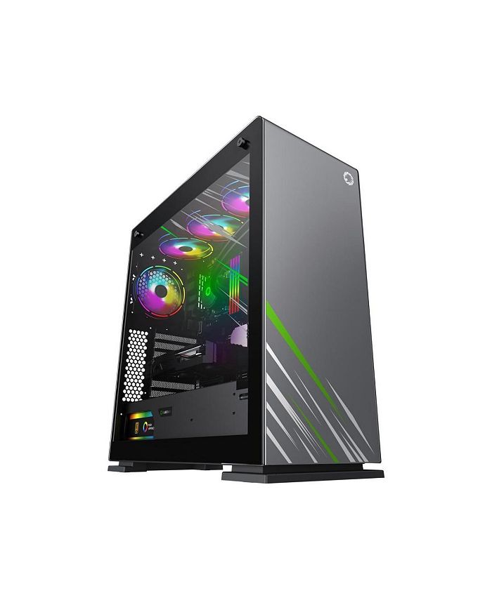GameMax Steel & Tempered Glass ATX Full Tower Computer Case, Black ...