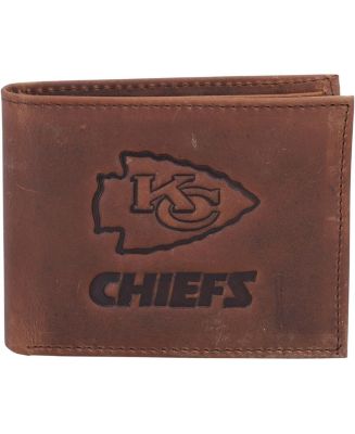 Men's Brown Kansas City Chiefs Bifold Leather Wallet - Macy's