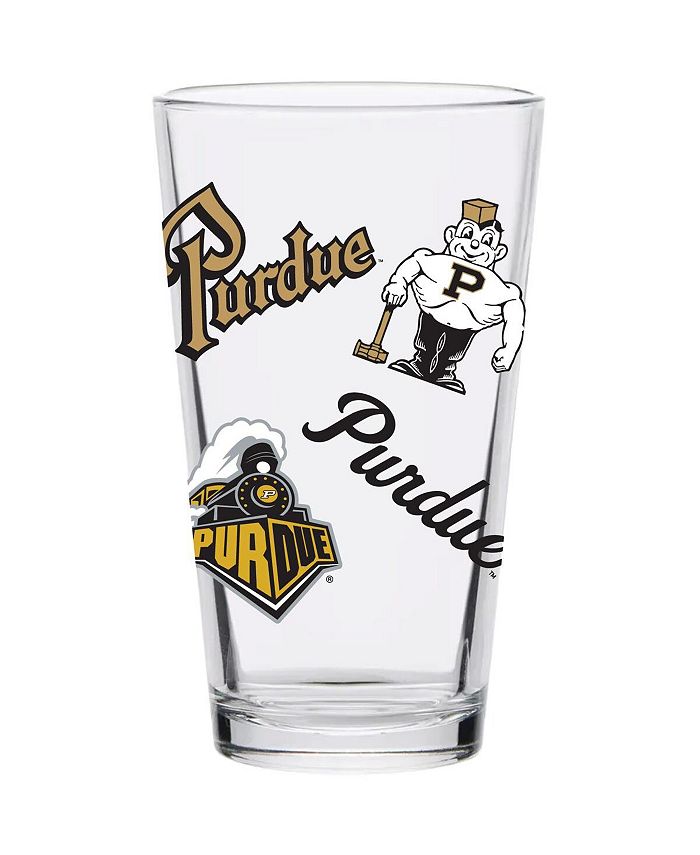 Indigo Falls Purdue Boilermakers 16 Oz Medley Vintage-Like Pint Glass ...