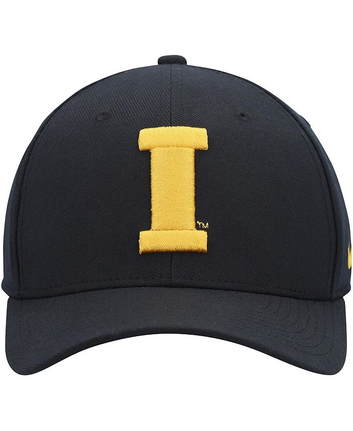 Nike Men's Black Iowa Hawkeyes Classic99 Swoosh Performance Flex Hat ...