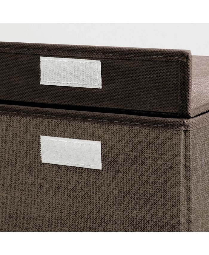 mDesign Large Single Hamper Basket with Lid and Handles & Reviews ...