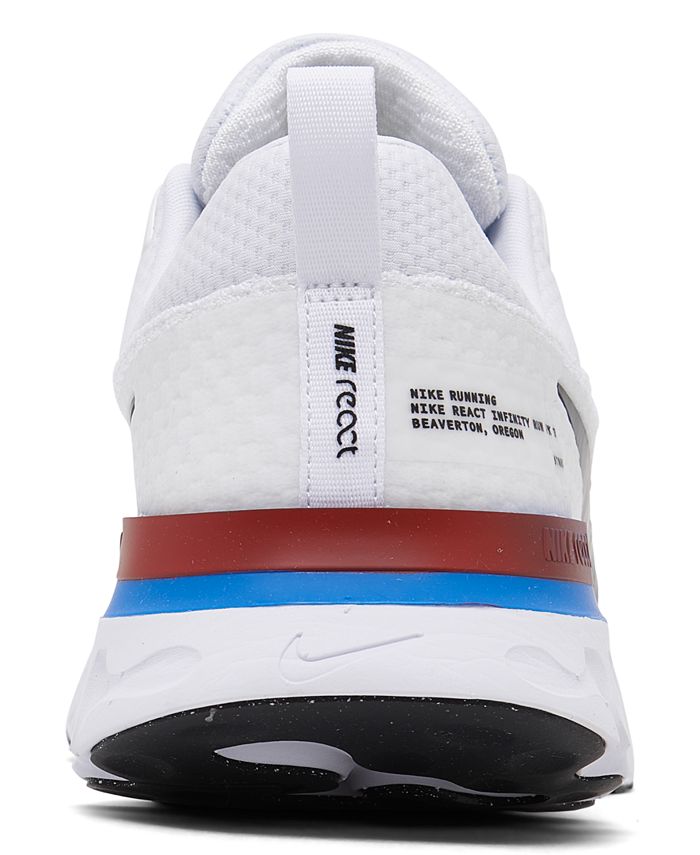 Nike Men's React Infinity Run Flyknit 3 Running Sneakers from Finish ...