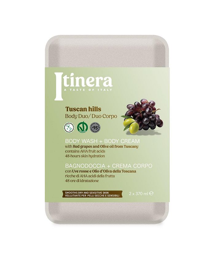 Itinera Tuscan Hills Gift Box with Body Cream & Body Wash - Macy's