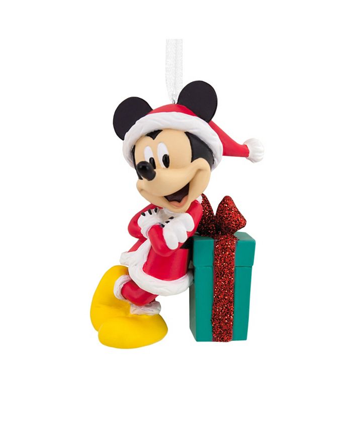 Hallmark Christmas Ornament Disney Mickey Mouse and Present - Macy's