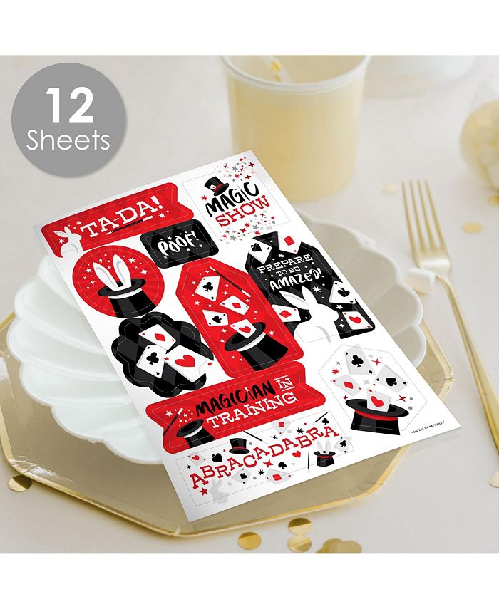 Big Dot of Happiness Ta-Da, Magic Show Magical Birthday Party Favor ...