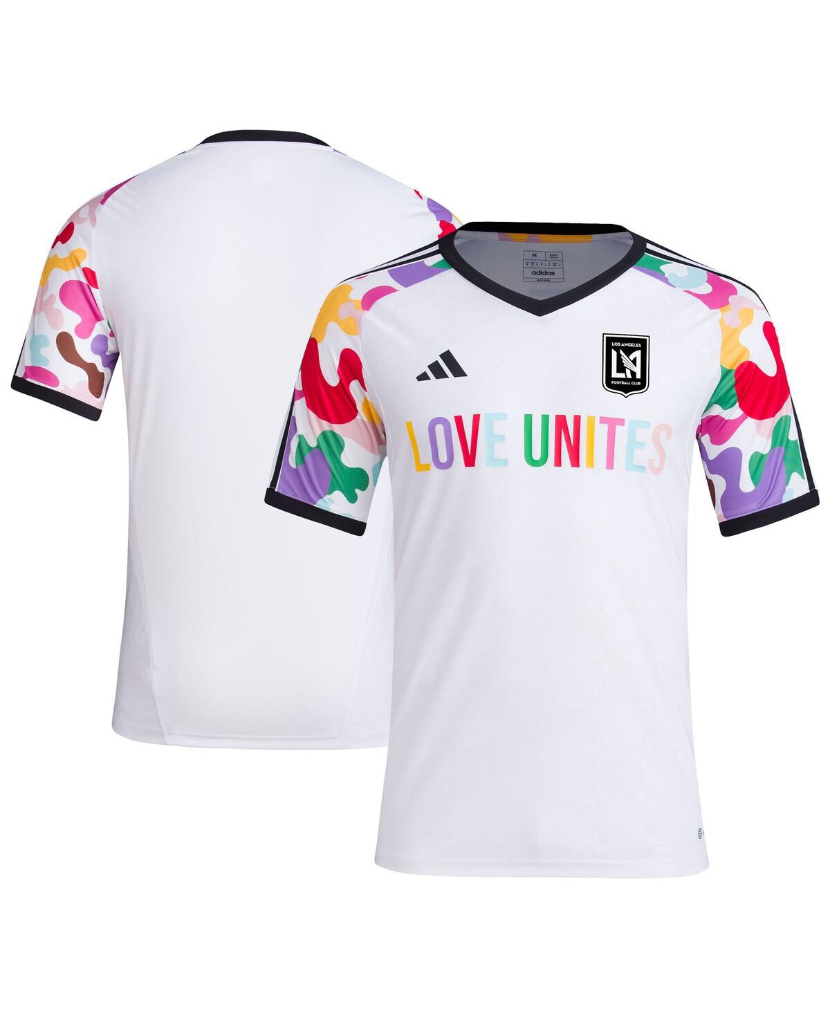 Click here for Mens adidas White Lafc 2023 Pride Pre-Match Top -... prices