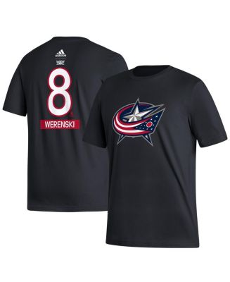Men's adidas Zach Werenski Black Columbus Blue Jackets Reverse Retro 2. ...