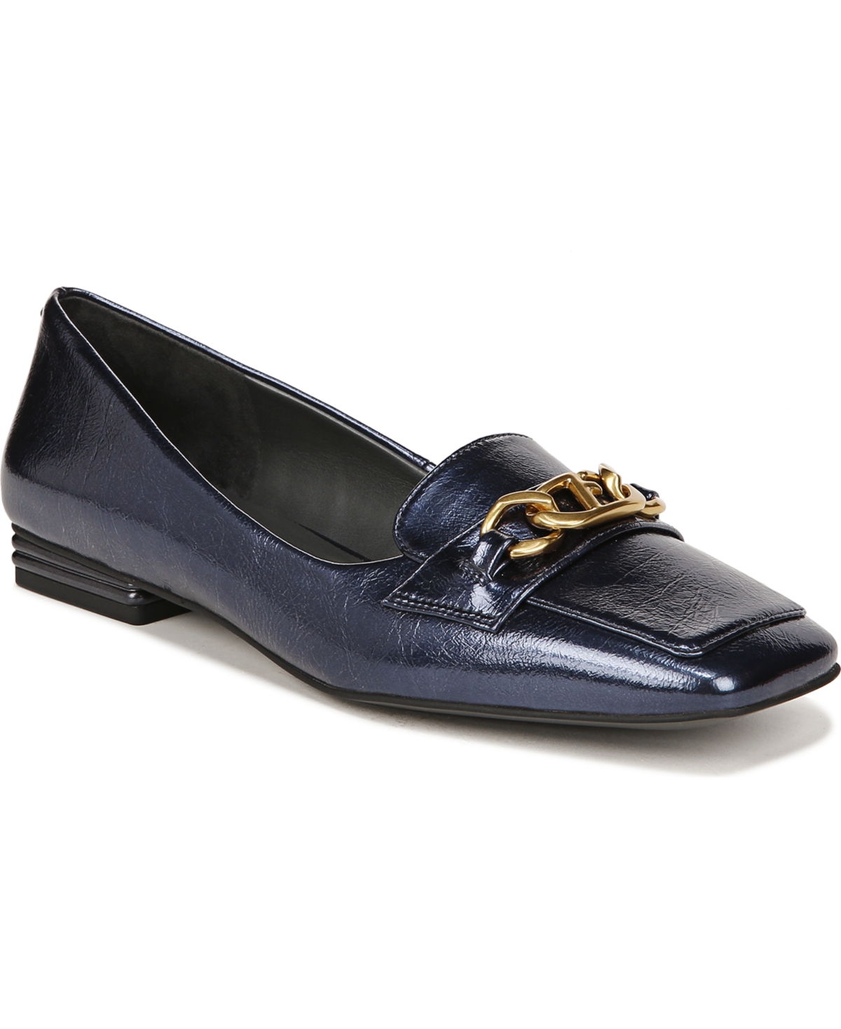 Click here for Franco Sarto Womens Tiari Square Toe Flats - Midni... prices
