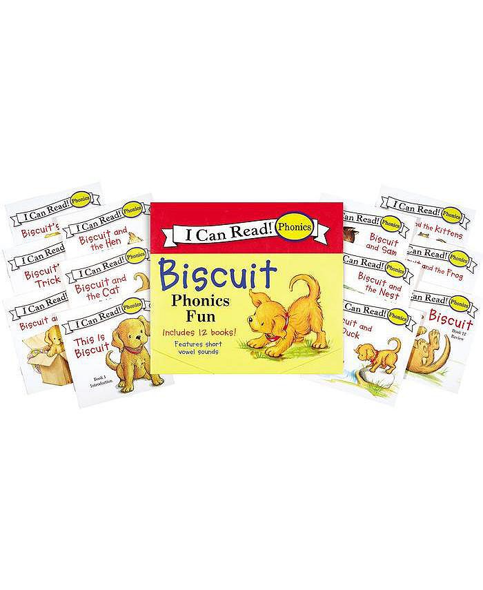Barnes & Noble Biscuit 12-Book Phonics Fun - Includes 12 Mini-Books ...