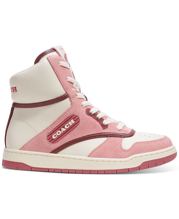 COACH Women's C Puffy Lace Up High Top Sneakers - Macy's