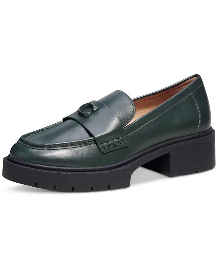 COACH Women's Leah Platform Lug Sole Loafers - Macy's