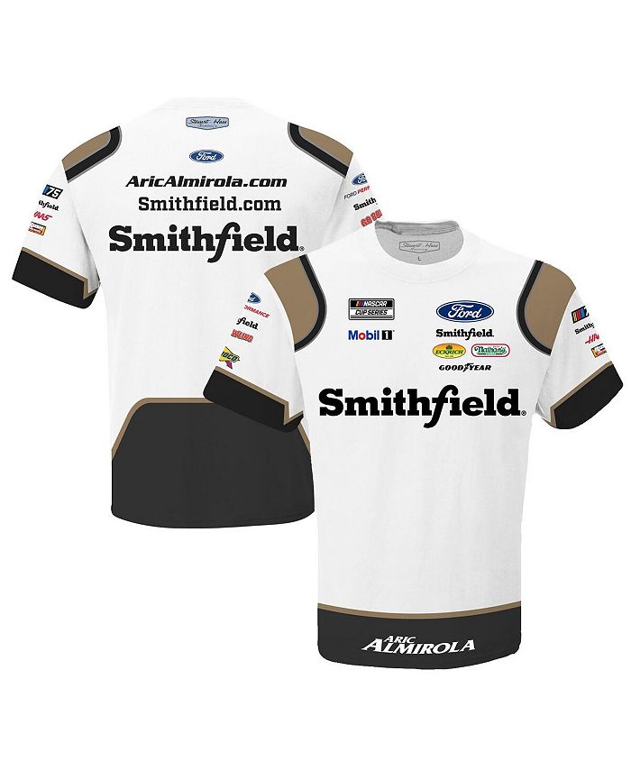 Stewart-Haas Racing Team Collection Men's White Aric Almirola ...