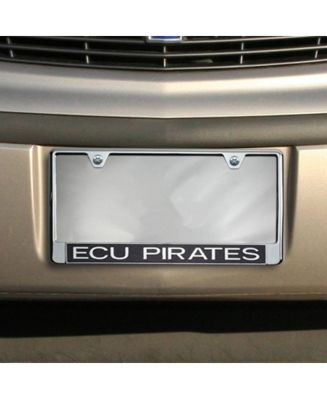East Carolina Pirates Glitter License Plate Frame - Black - Macy's