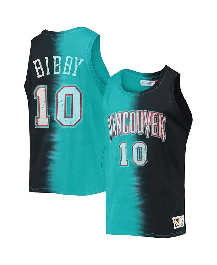 Mitchell & Ness Men's Mike Bibby Turquoise, Black Vancouver Grizzlies ...