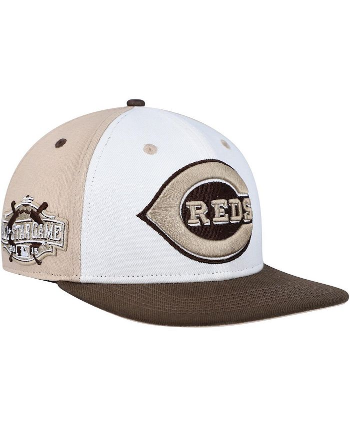 Pro Standard Men's White, Brown Cincinnati Reds Chocolate Ice Cream ...