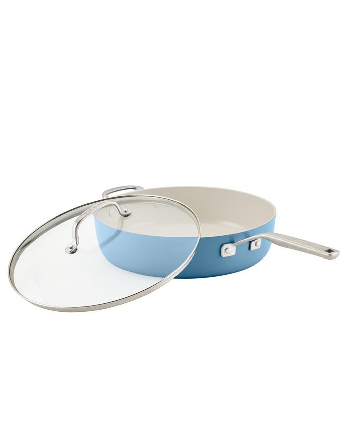 KitchenAid Hard Anodized Ceramic Nonstick 5 Quart Saute Pan with Lid ...