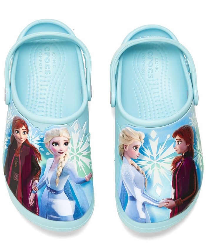 Crocs Little Girls Fun Lab Frozen 2 Clogs from Finish Line - Macy's