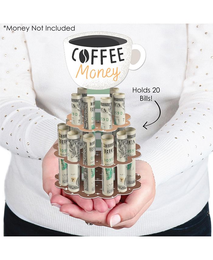 Big Dot of Happiness But First, Coffee - DIY Cafe Themed Party Money ...