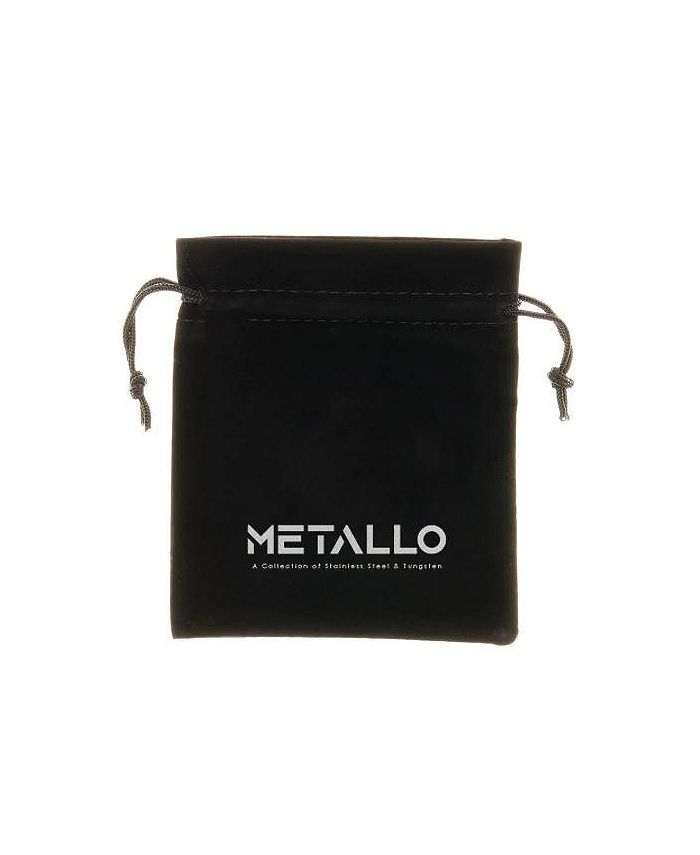 Metallo Stainless Steel Lightning Bolt Stud Earrings - Macy's