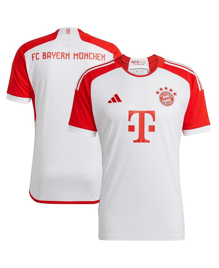 adidas Men's White Bayern Munich 2023/24 Home Replica Jersey - Macy's