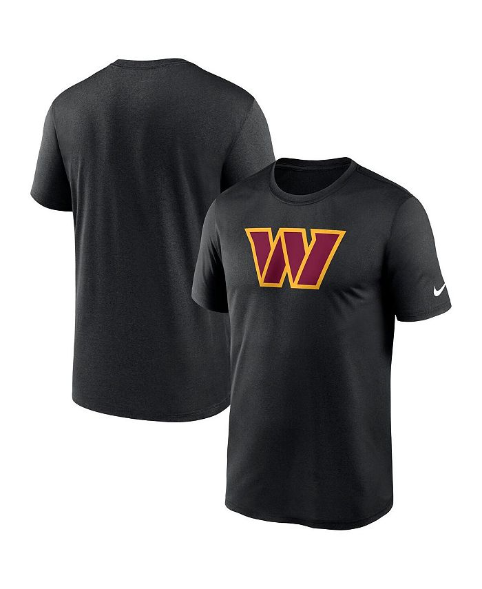 Nike Men's Black Washington Commanders Legend Logo Performance T-shirt - Macy's
