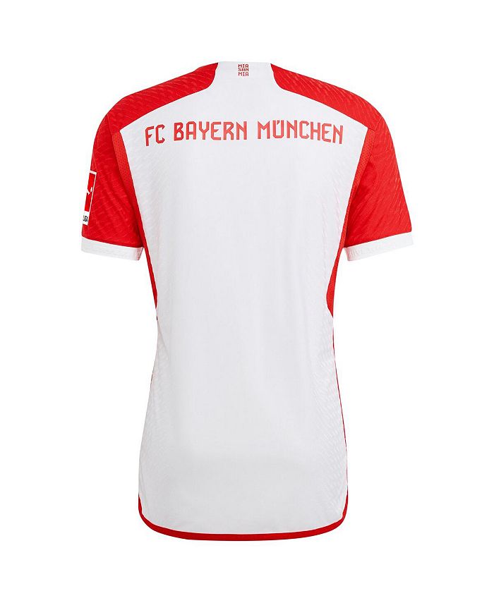adidas Men's White Bayern Munich 2023/24 Home Patch Authentic Jersey ...