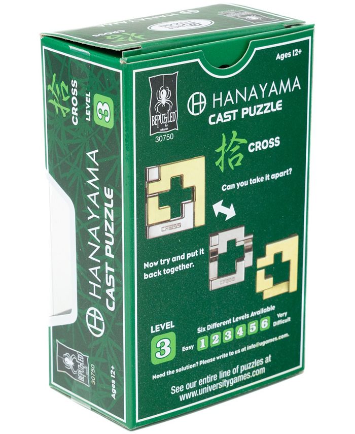 University Games Bepuzzled Hanayama Level 3 Cast Puzzle, Cross - Macy's