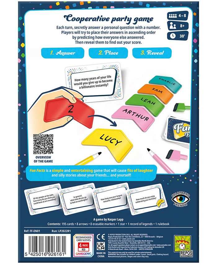 University Games Repos Production Fun Facts Game - Macy's