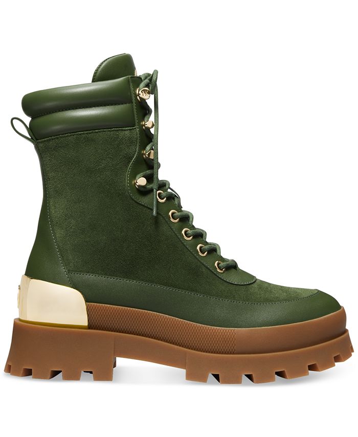 Michael Kors Women's Rowan Side-Zip Ankle Combat Booties - Macy's